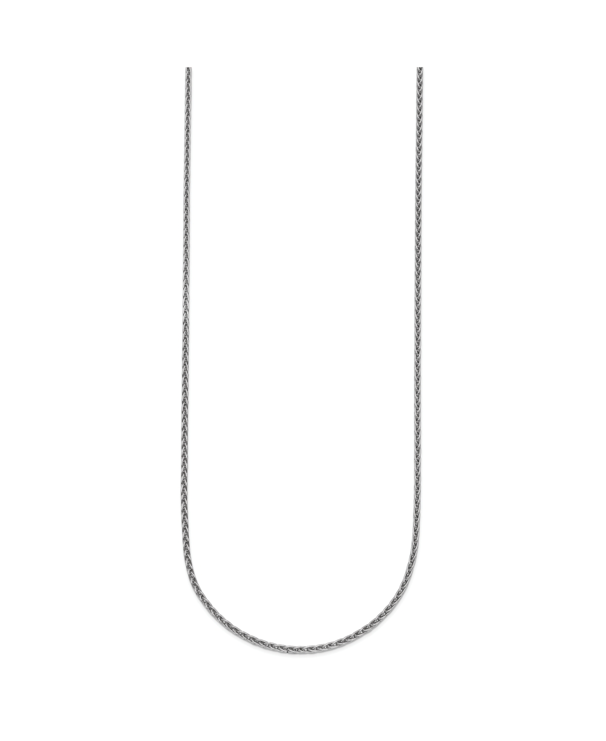 Click here for Macys Wheat Chain Necklace in Platinum - White prices