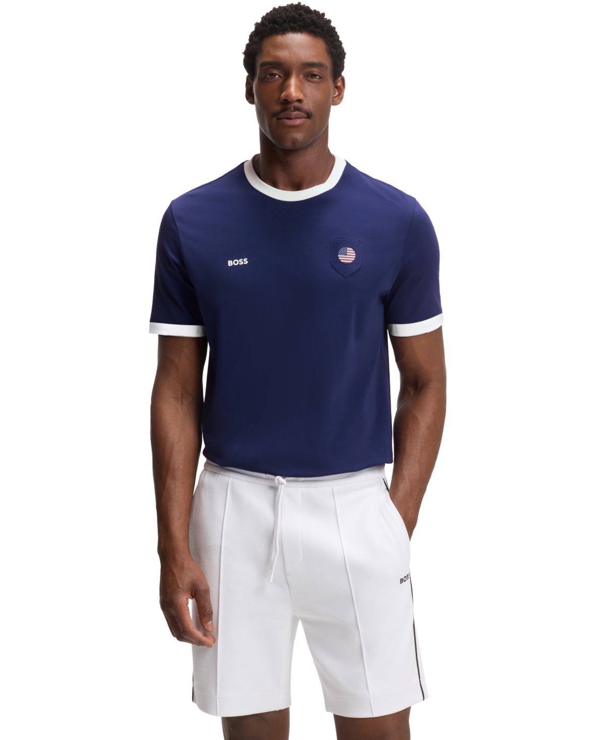 Click here for Boss by Hugo Boss Mens Stretch-Cotton Usa Country... prices