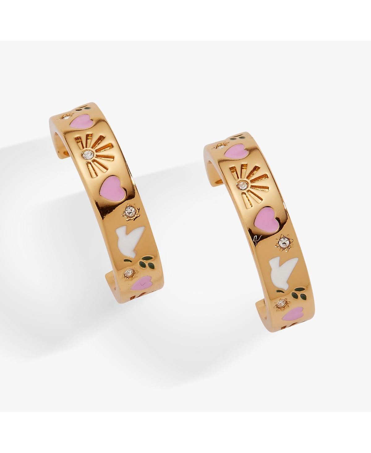 Click here for Alex and Ani Pray  Wait and Trust Hoop Earrings prices