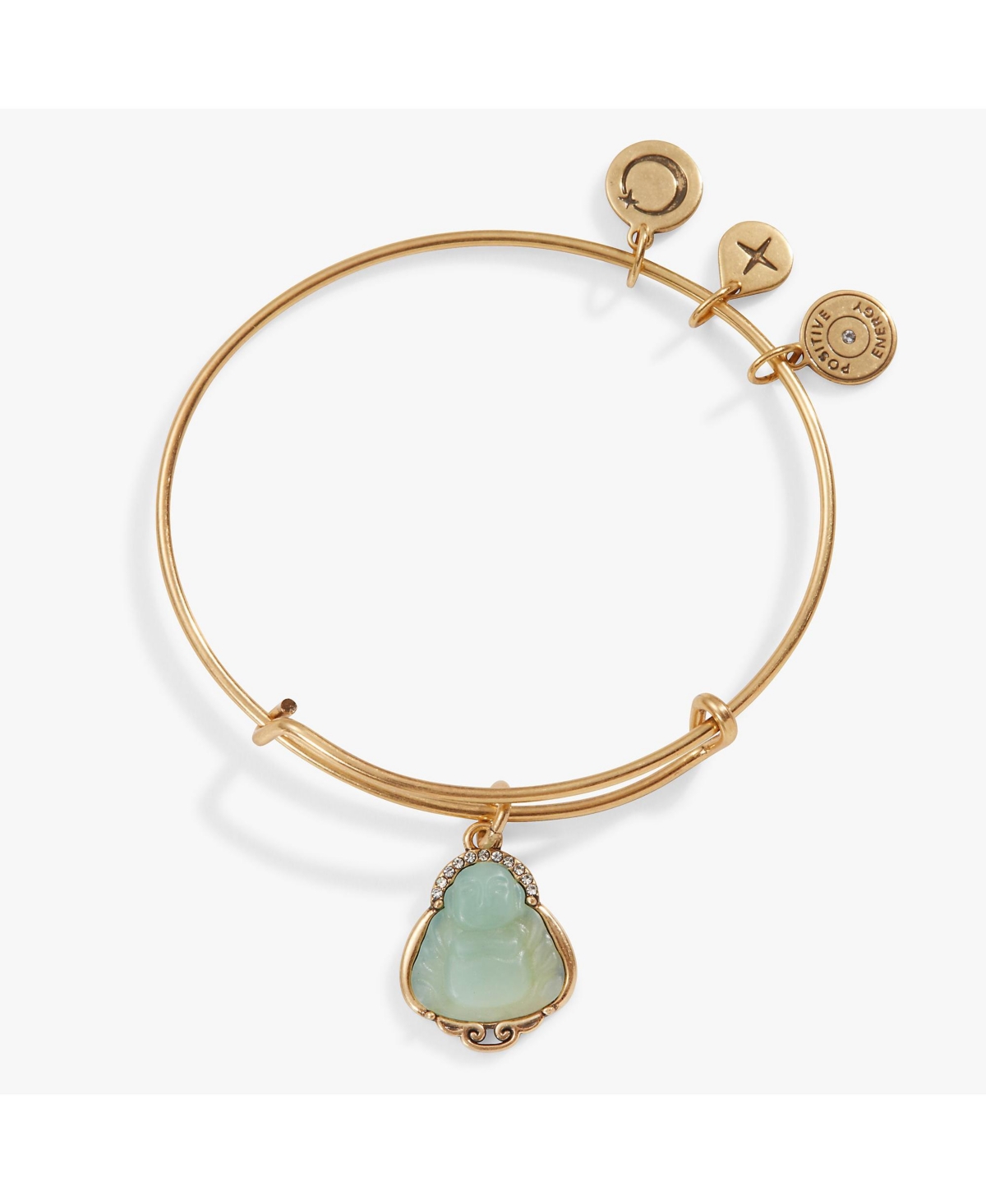 Click here for Alex and Ani Buddha Charm Bangle - Gold prices