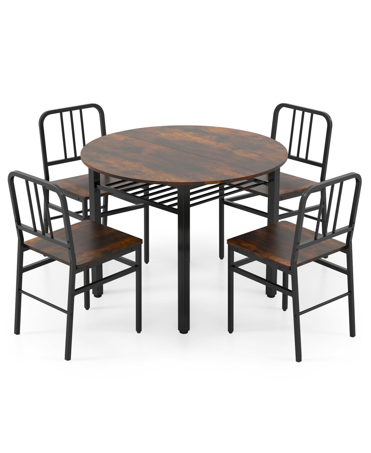 Click here for Slickblue Modern 5 Piece Round Dining Table Set wi... prices