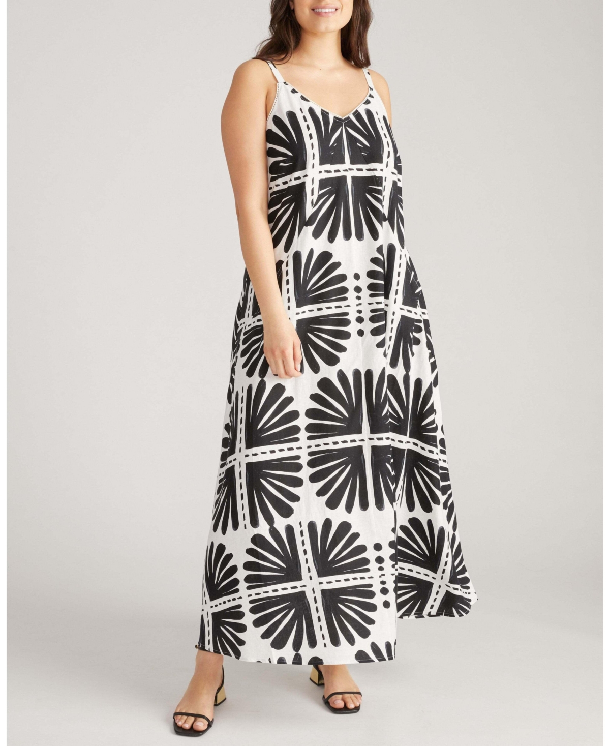 Click here for Universal Standard Plus Size Kite Linen Dress - In... prices