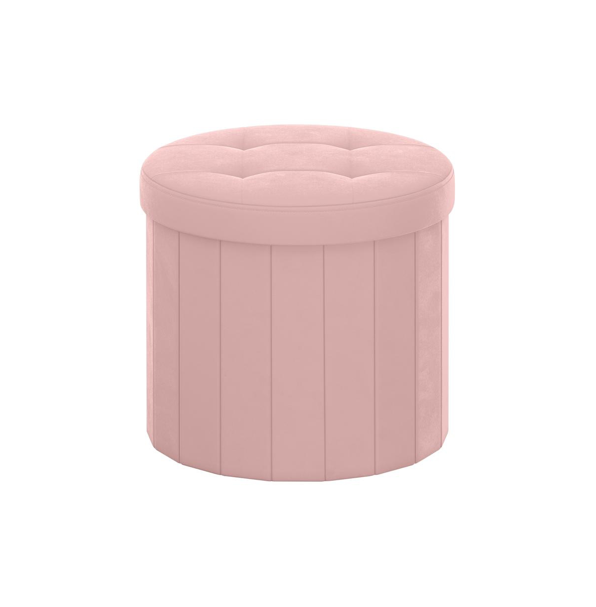 Click here for Slickblue Modern Round Storage Ottoman with Remova... prices