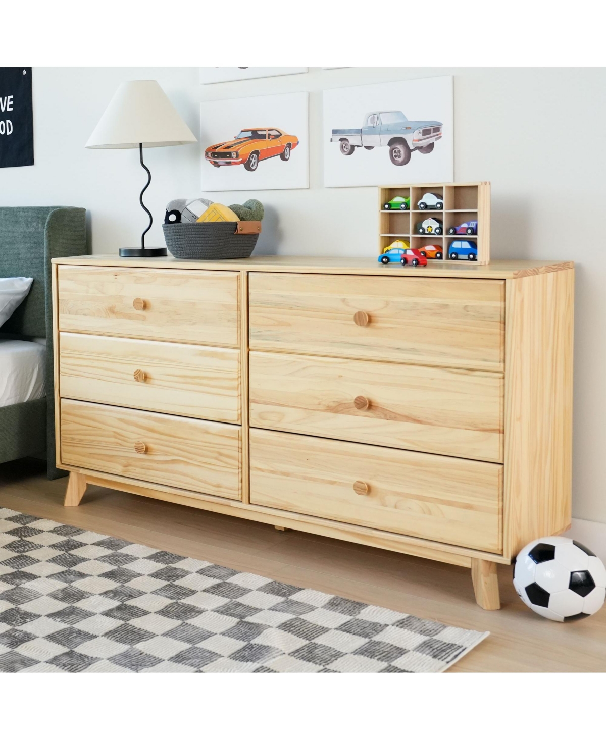 Click here for Max & Lily 6 Drawer Dresser. - Light Beige prices