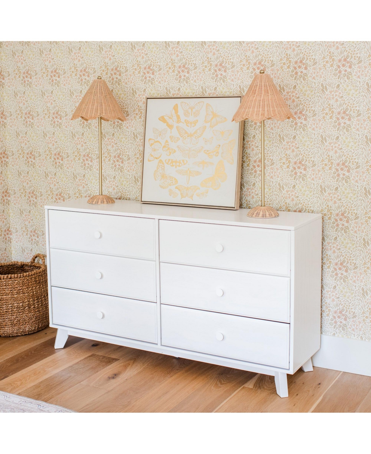 Click here for Max & Lily 6 Drawer Dresser. - White prices
