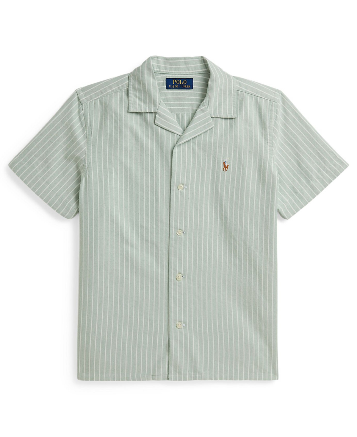 Click here for Polo Ralph Lauren Boys 8-20 Striped Oxford Camp Sh... prices