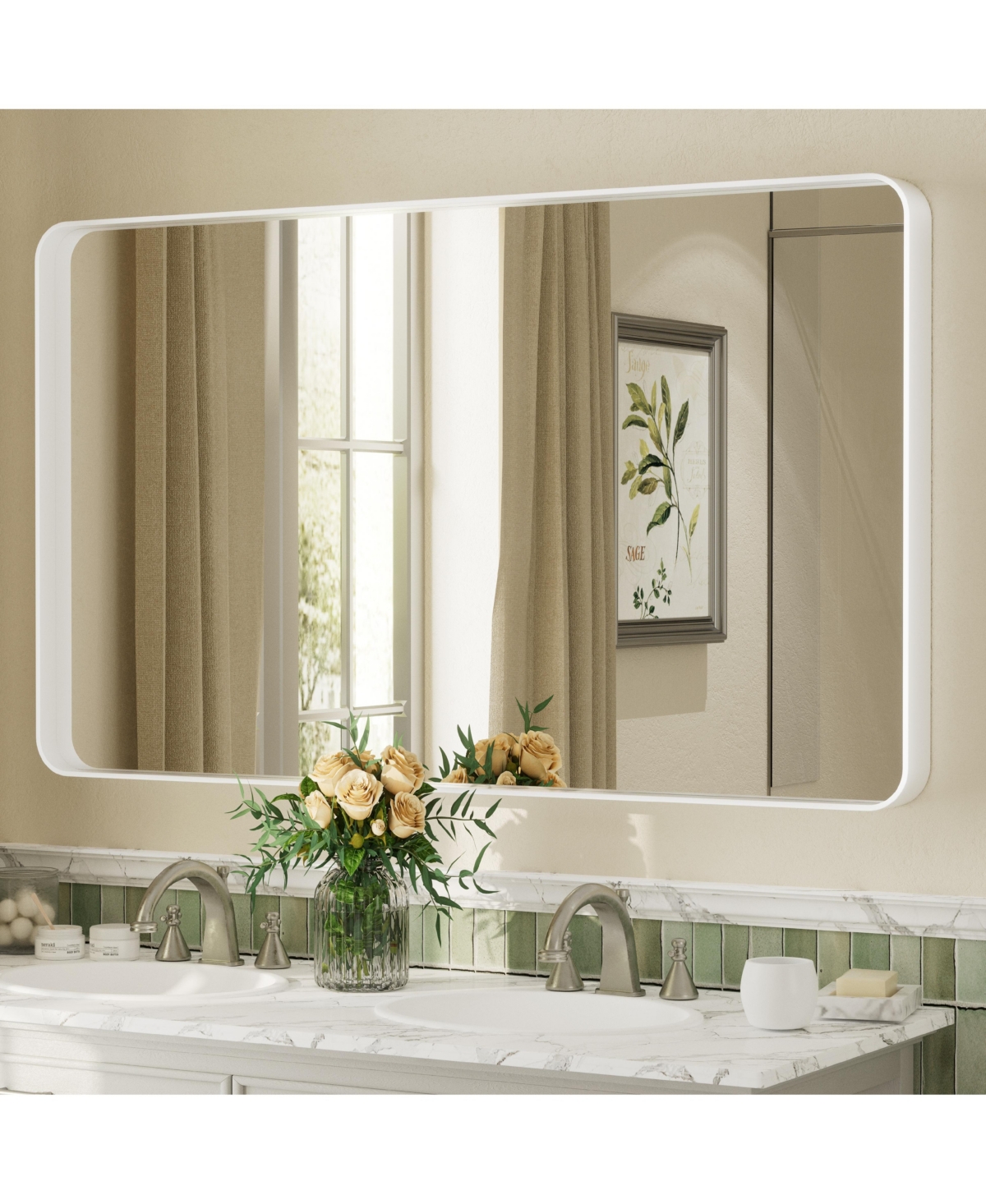 Click here for Apmir 51 x 30 High-Strength Tempered Glass and Alu... prices
