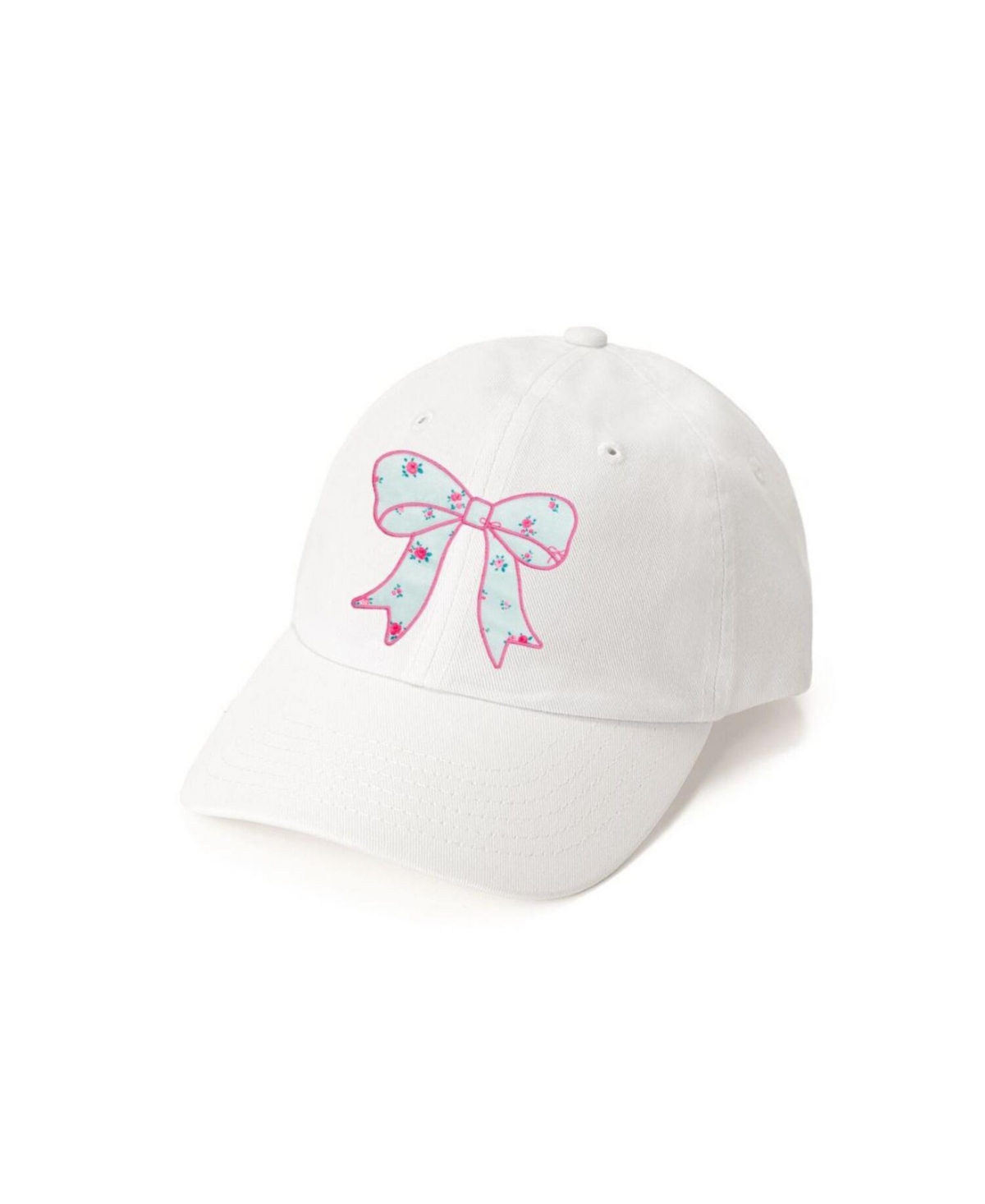 Click here for Sweet Wink Girls Sky Blue Floral Bow Patch Basebal... prices
