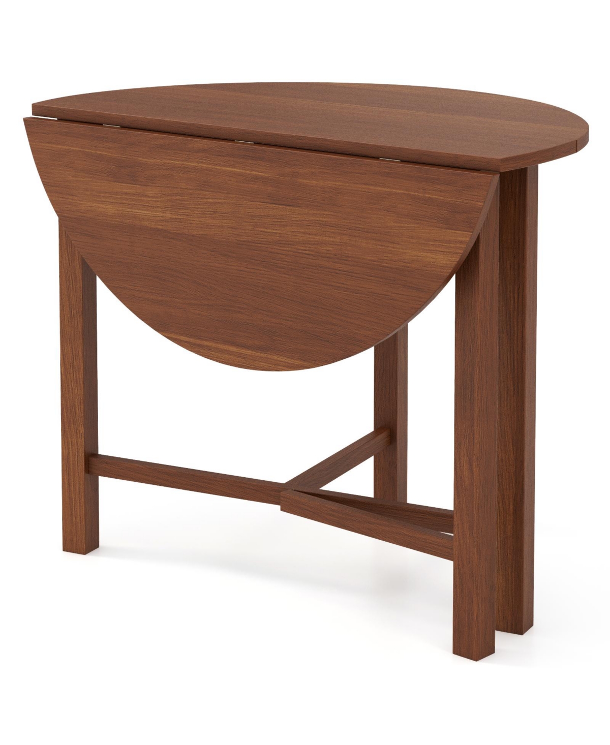 Click here for Gouun Dual Drop Leaf Dining Table in Rubber Wood -... prices