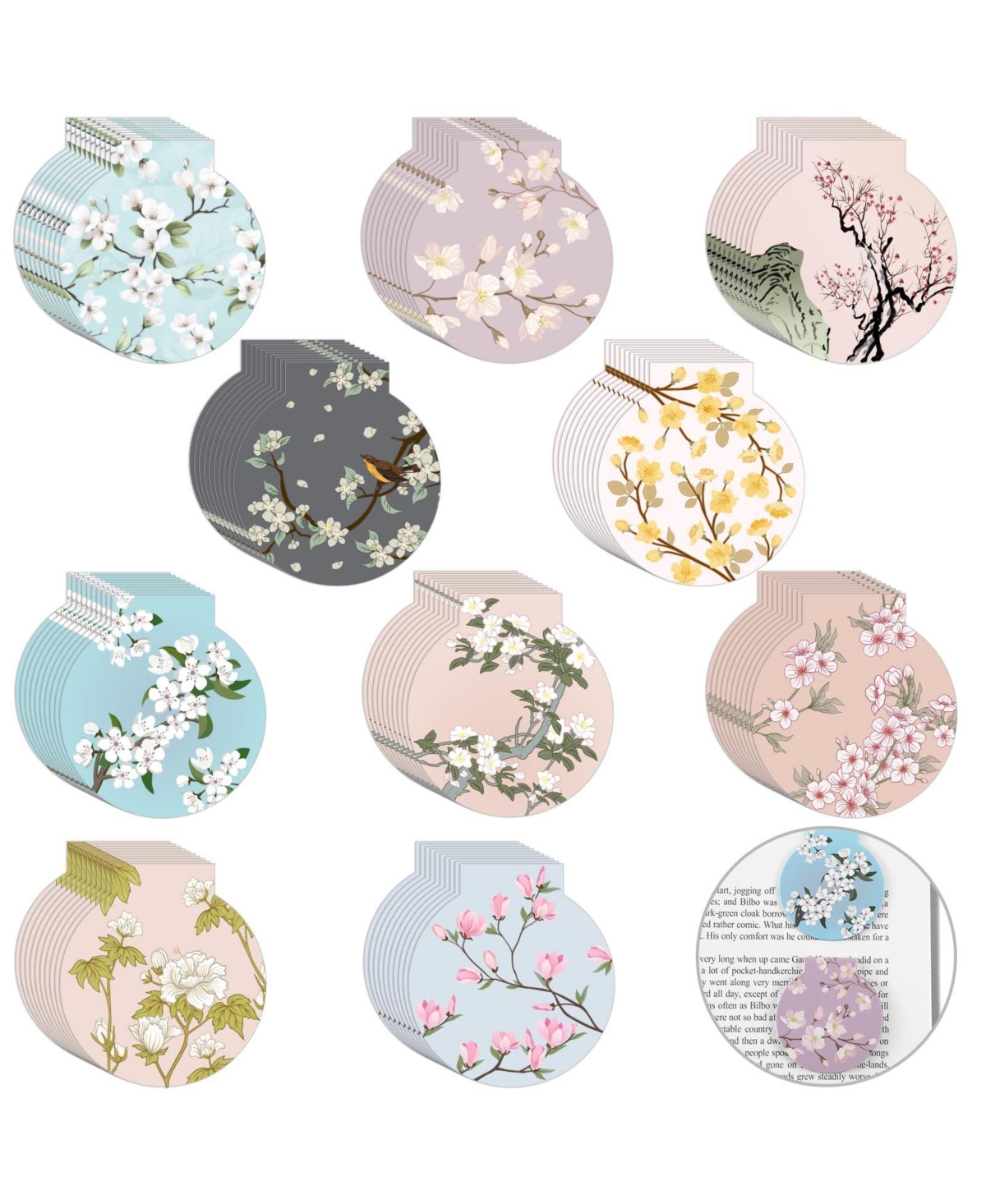 Click here for Gnuadz Magnetic Bookmarks Floral Reading Gift Wome... prices