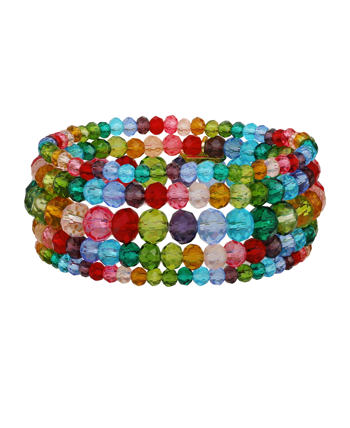 Click here for Guess 5-Pc. Multi-Colored Stone Stretch Bracelet S... prices