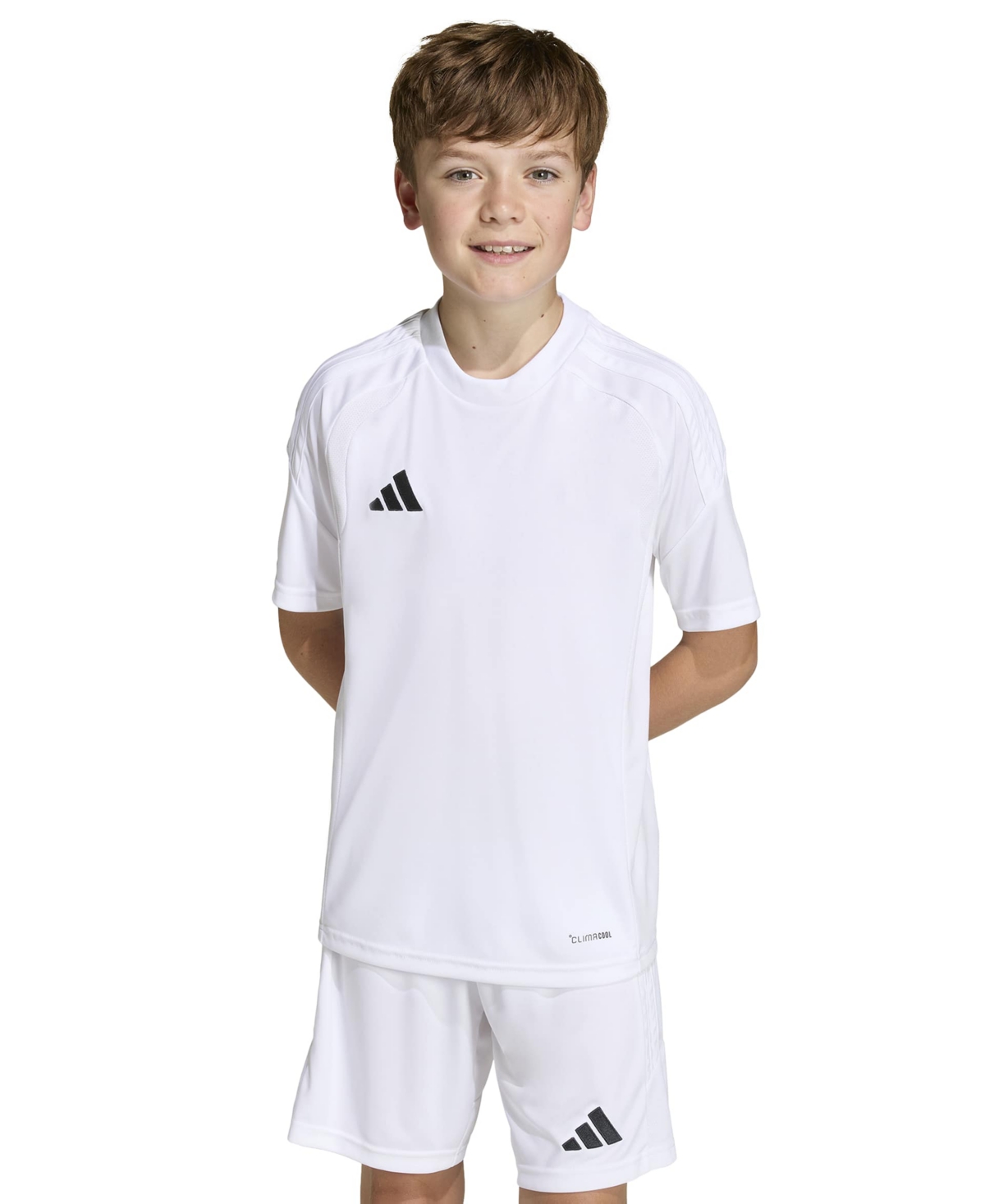 Click here for adidas Boys 6-20 Short-Sleeve Jersey T-Shirt - Whi... prices