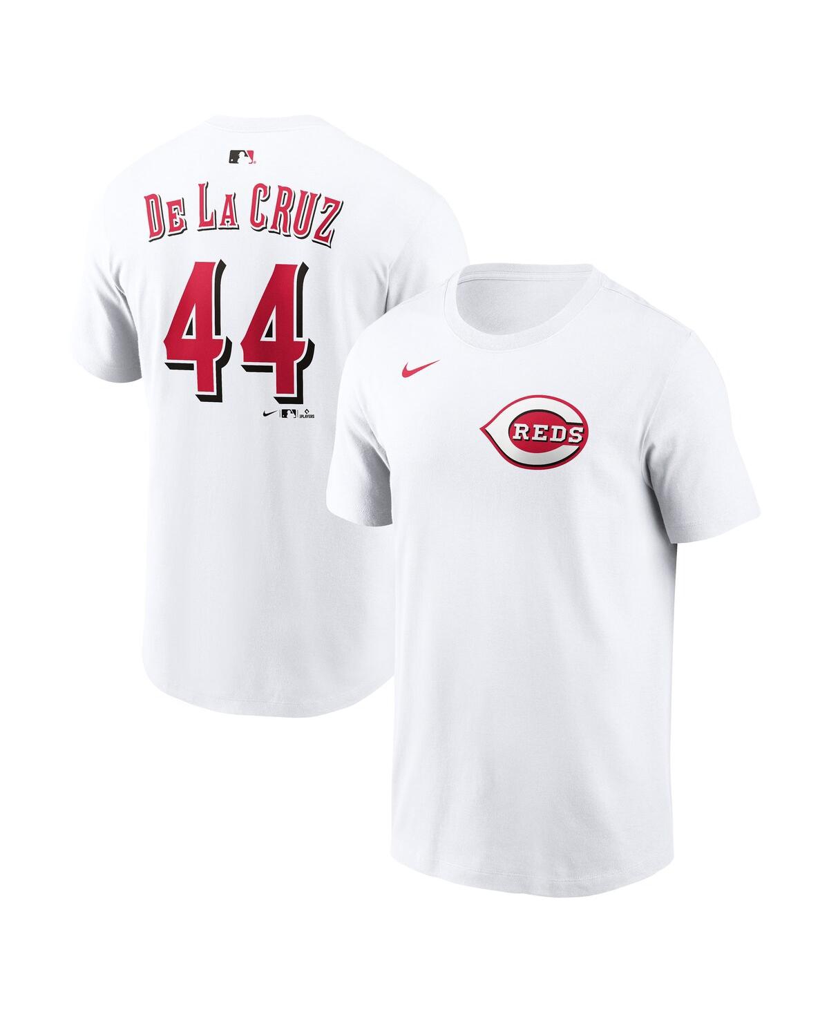 Click here for Nike Mens Elly De La Cruz White Cincinnati Reds Na... prices