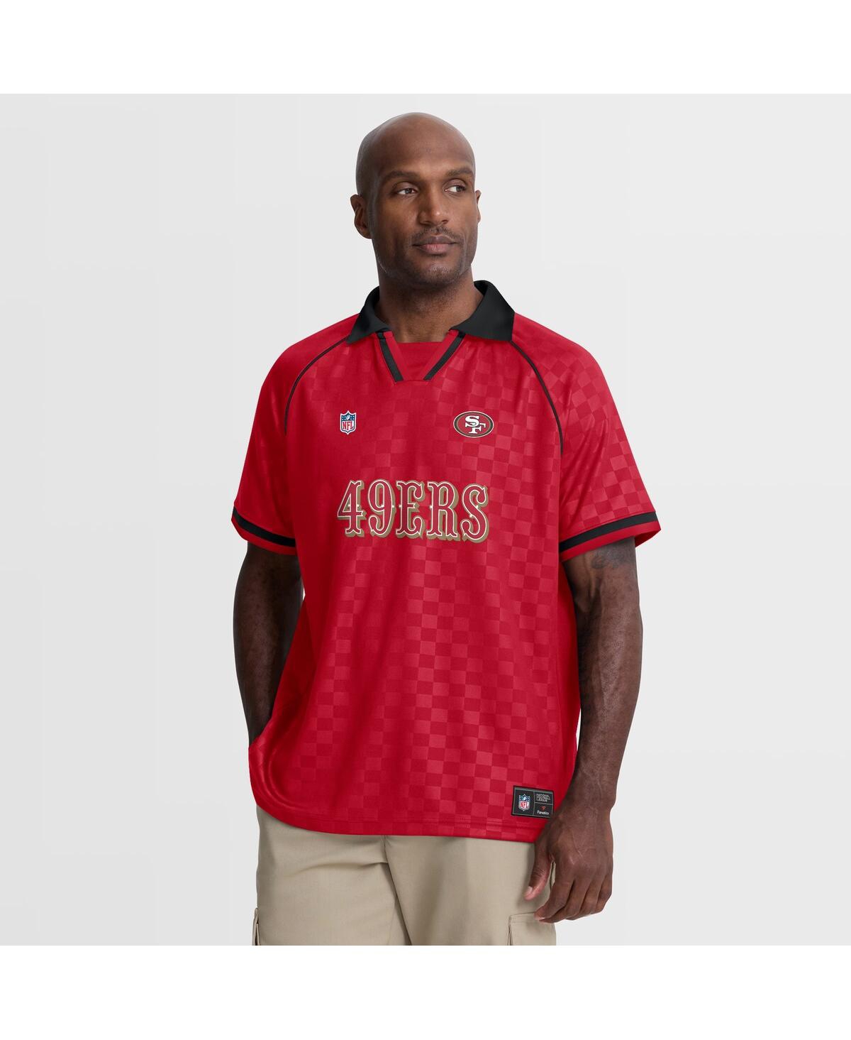 Click here for Fanatics Mens Scarlet/Black San Francisco 49ers Ho... prices