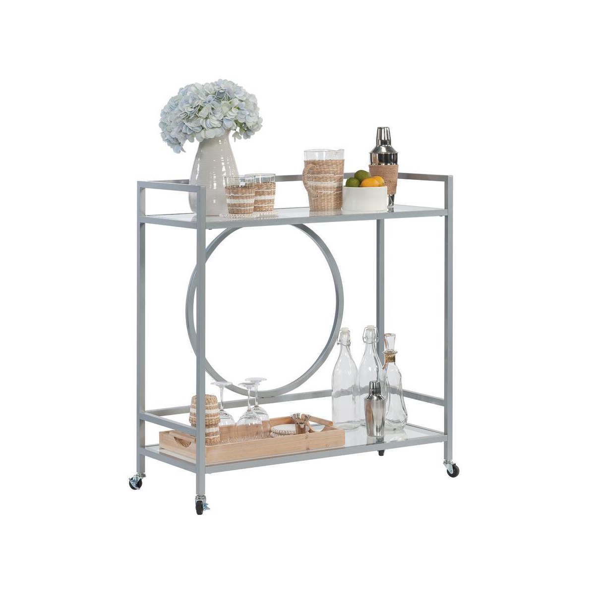 Click here for Sauder International Lux Storage Cart - Silver prices