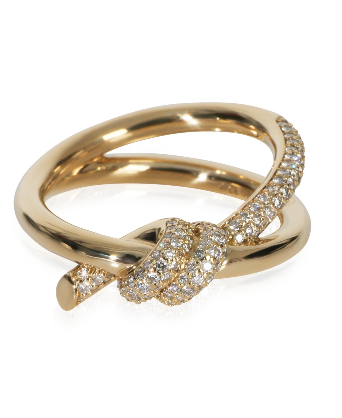 Click here for Pre-Owned Tiffany & Co Yellow Gold Diamond Double... prices