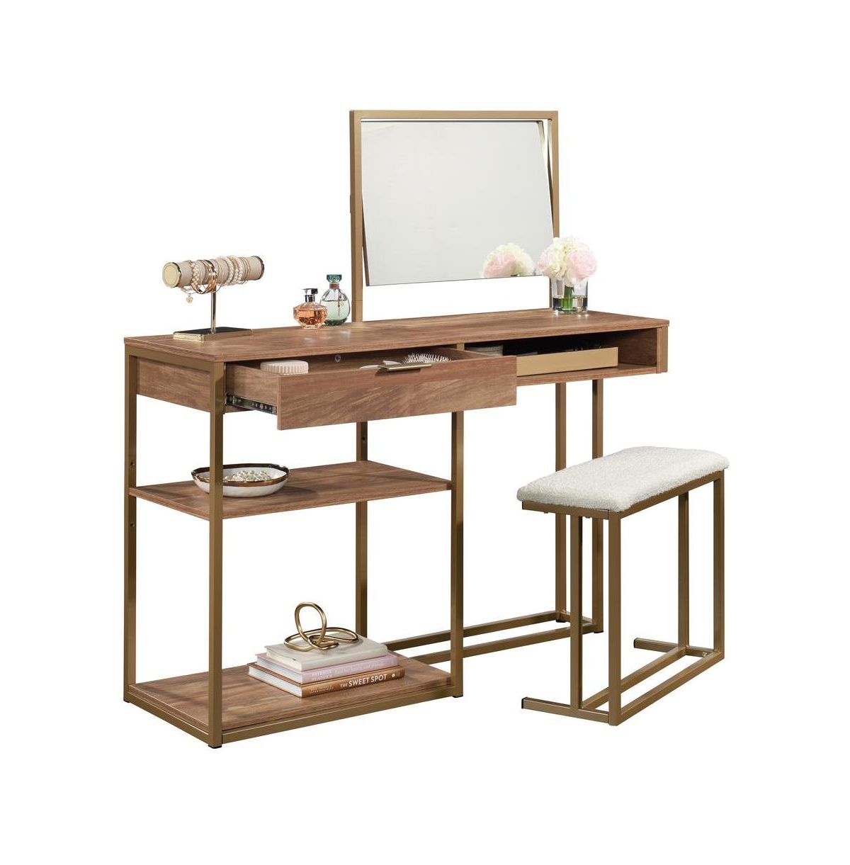 Click here for Sauder International Lux Vanity Table  Sindoori Ma... prices
