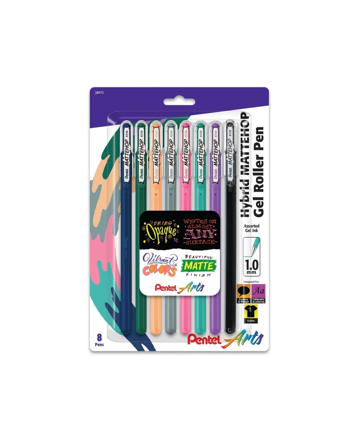 Click here for Pentel Arts Hybrid Mattehop Gel Roller  1.0mm  8-P... prices