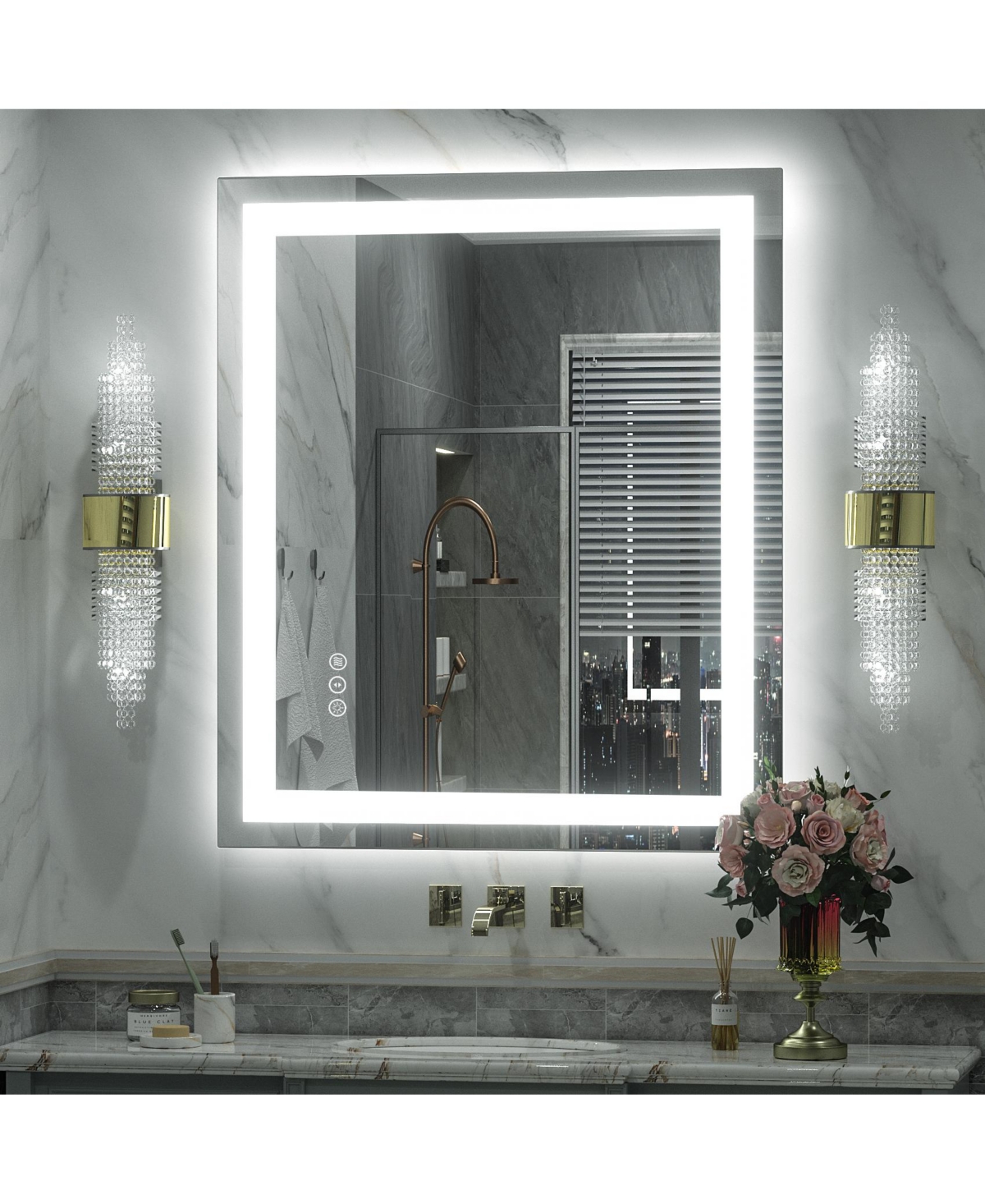 Click here for Apmir 30 x 36 Super Bright Front and Back Led Ligh... prices