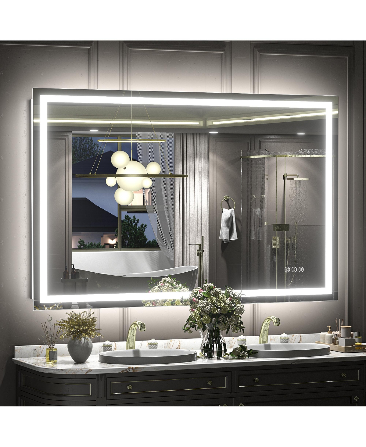 Click here for Apmir 51 x 32 Super Bright Front and Back Led Ligh... prices