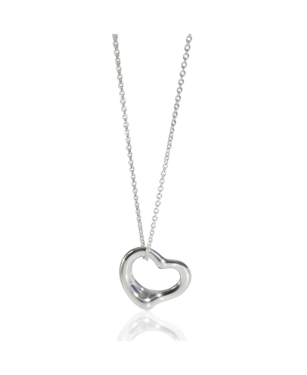 Click here for Pre-Owned Tiffany & Co Sterling Silver Open Heart... prices