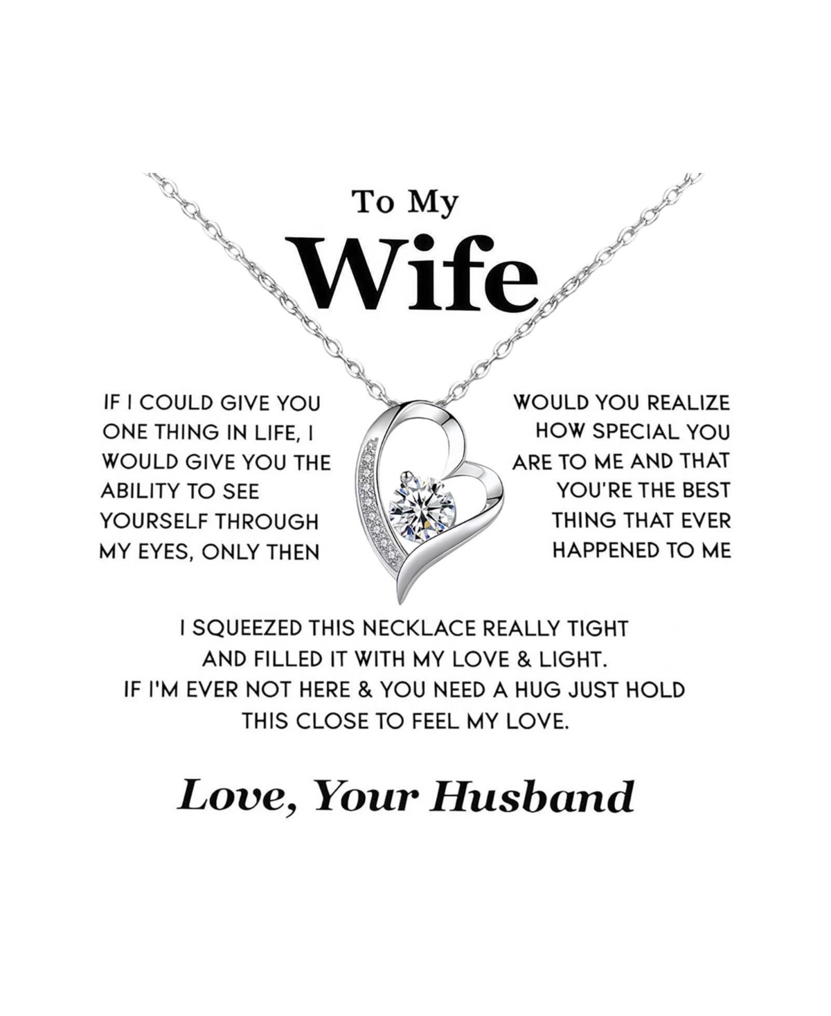 Click here for Gnuadz Women Necklace Gift for Mom Wife with Card... prices