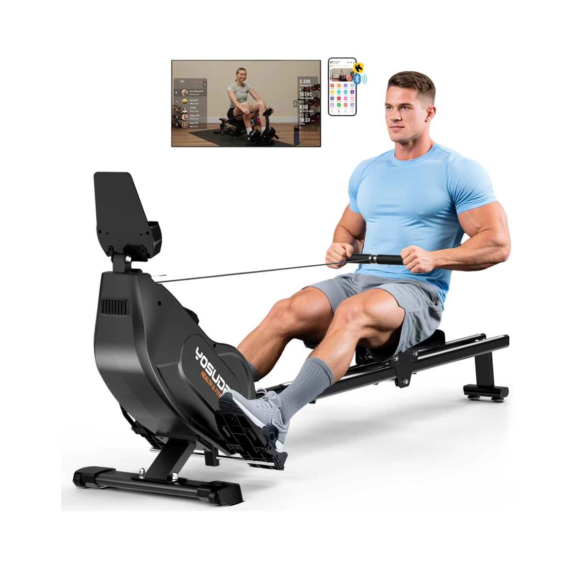 Click here for Fed Fitness Magnetic Rowing Machine 350LB Capacity... prices