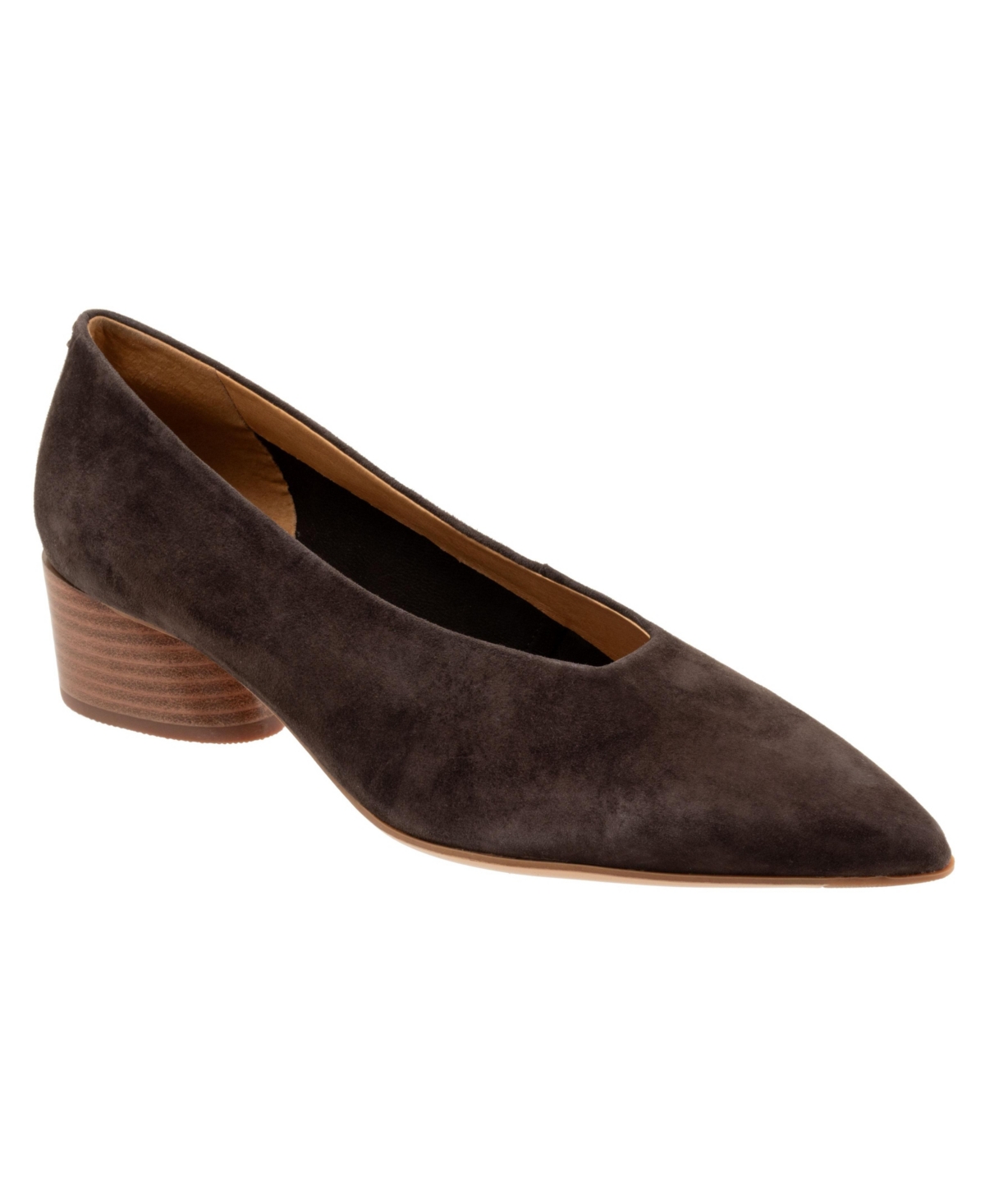 Click here for Eos Footwear Womens Hatten Pump - Cocoa suede prices