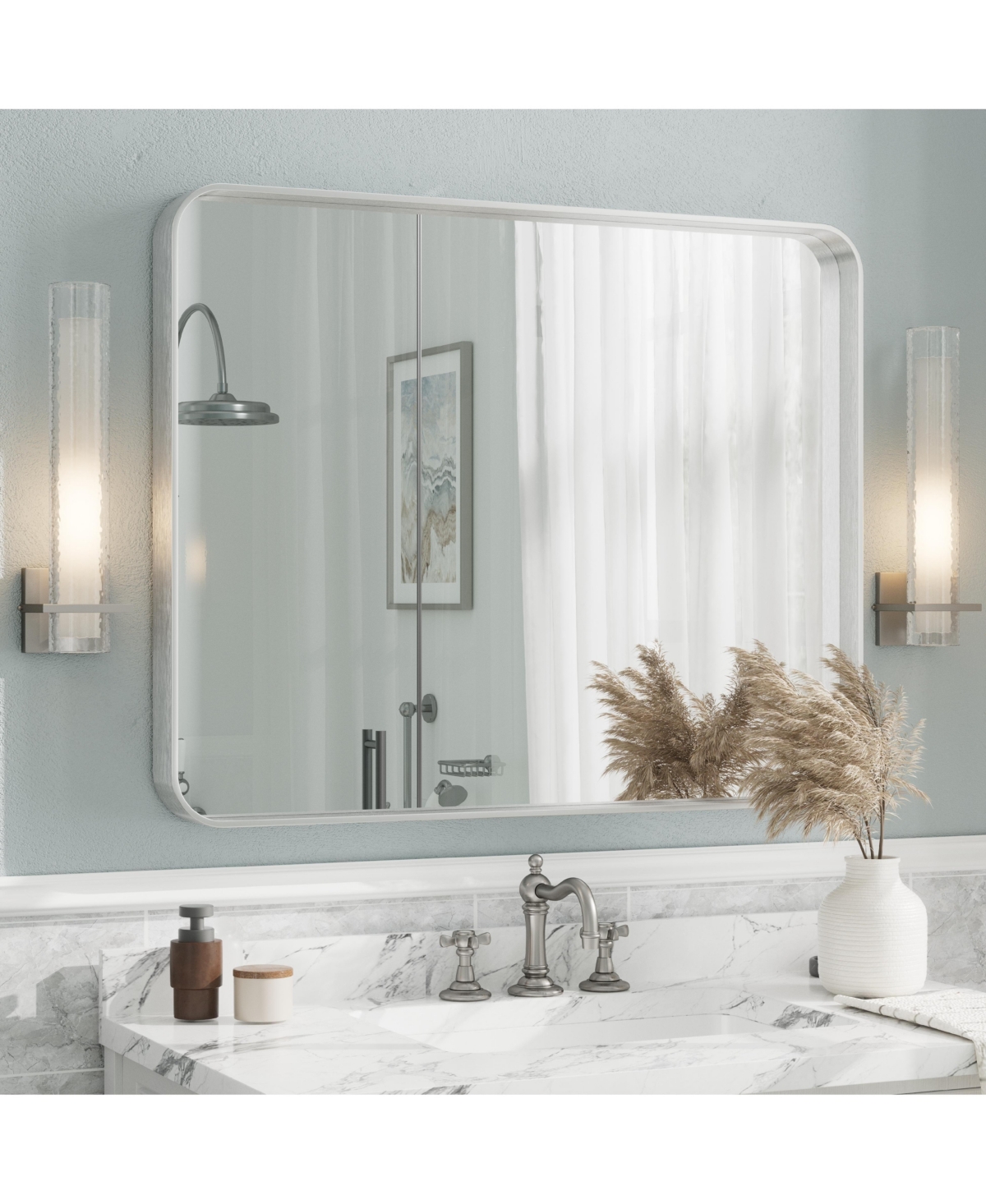 Click here for Apmir 32 x 40 High-Strength Tempered Glass and Alu... prices