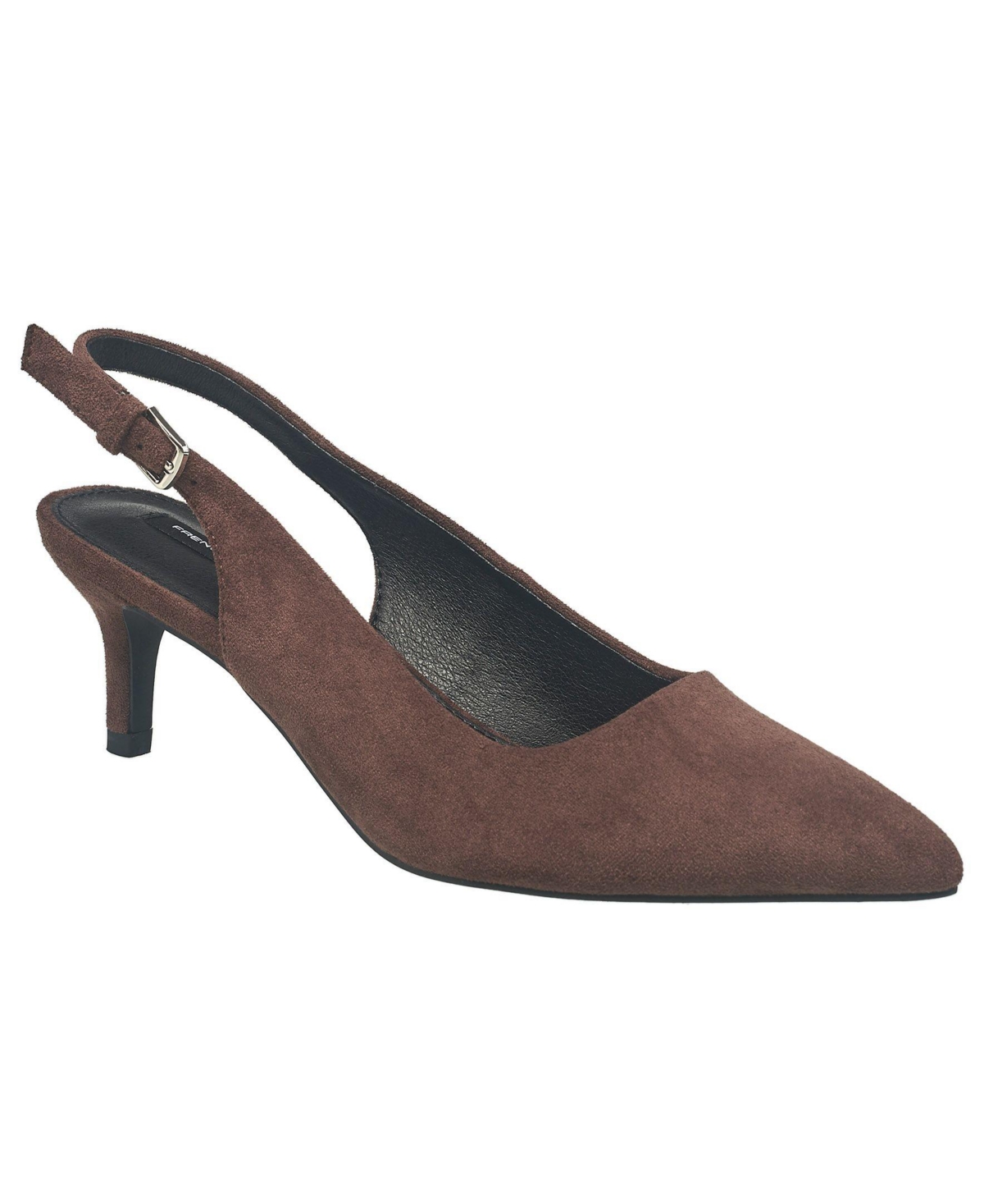 Click here for French Connection Womens Quinn Suede Pumps - Choco prices