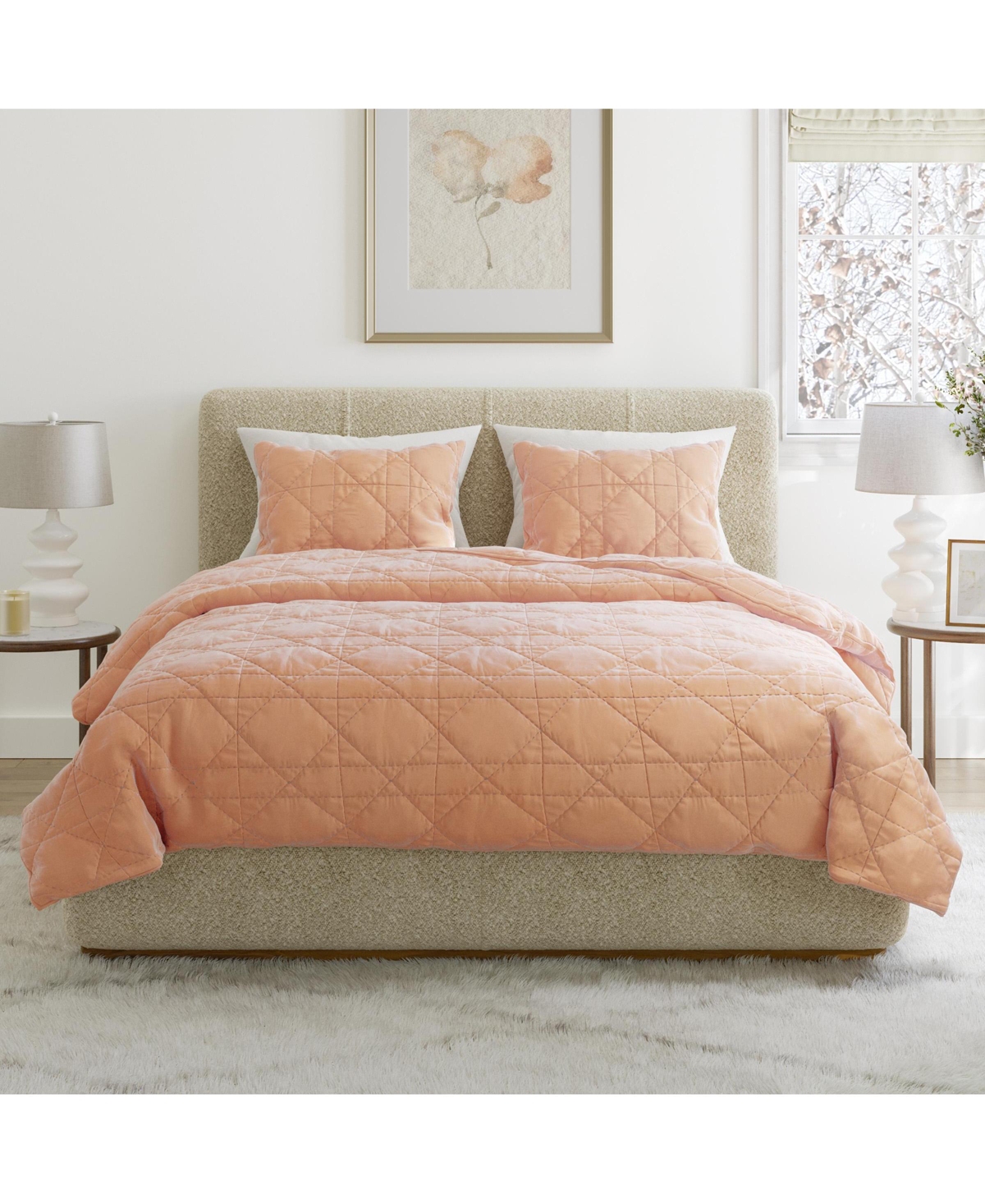 Click here for Lavish Home 3PC Velvet Quilt Bedding Set 96x92 Inc... prices