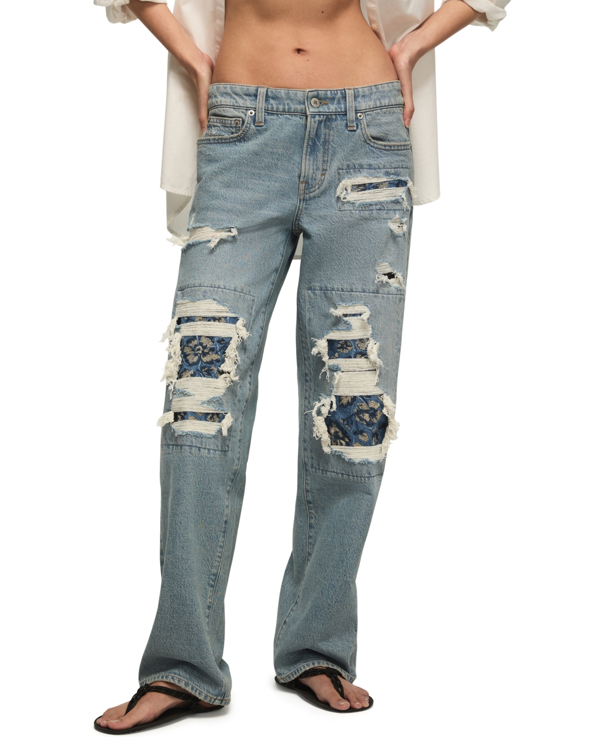 Click here for Lucky Brand Womens Low-Rise Legend Baggy Jeans - S... prices