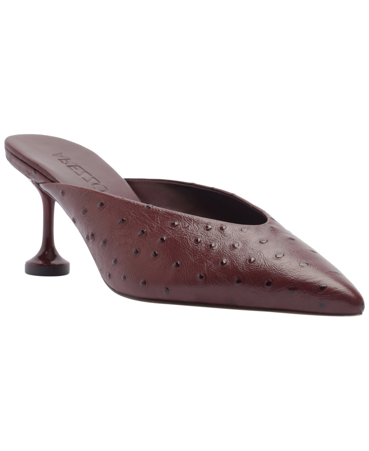 Click here for Arezzo Womens Adeline Mid Stiletto Mule Pumps - Fr... prices