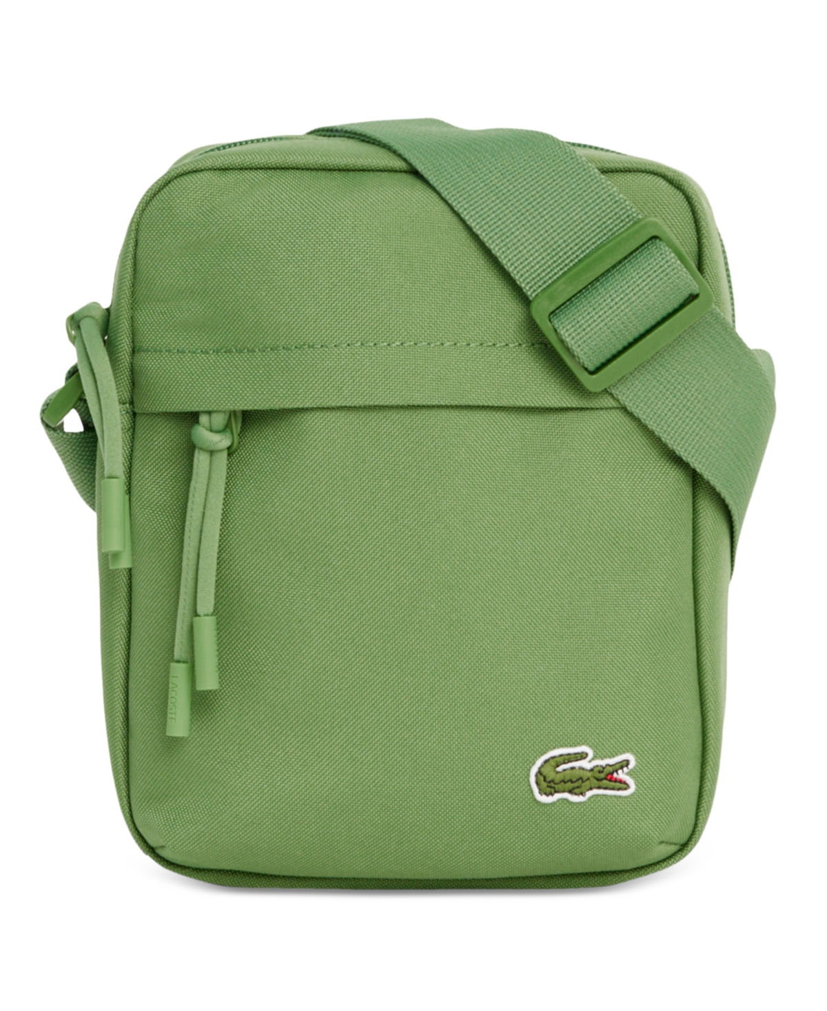 Click here for Lacoste Mens Logo Camera Bag - Green prices