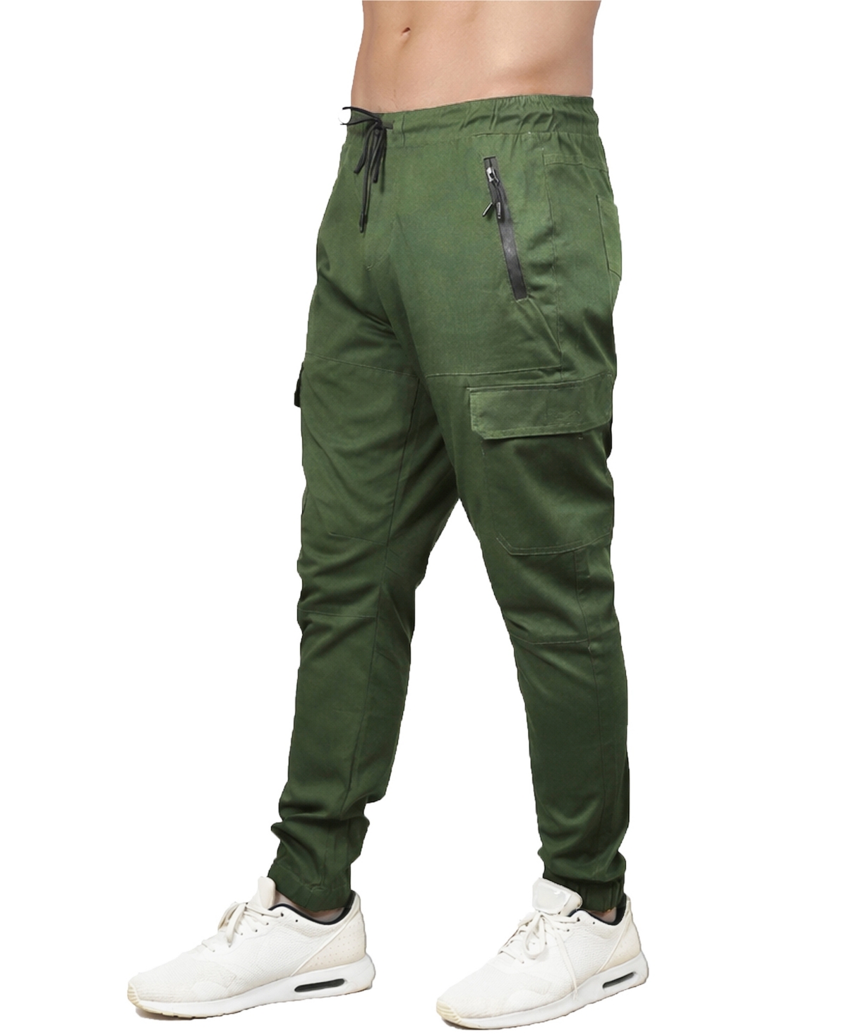 Click here for Blu Rock Mens Slim-Fit Cargo Jogger Pants - Olive prices