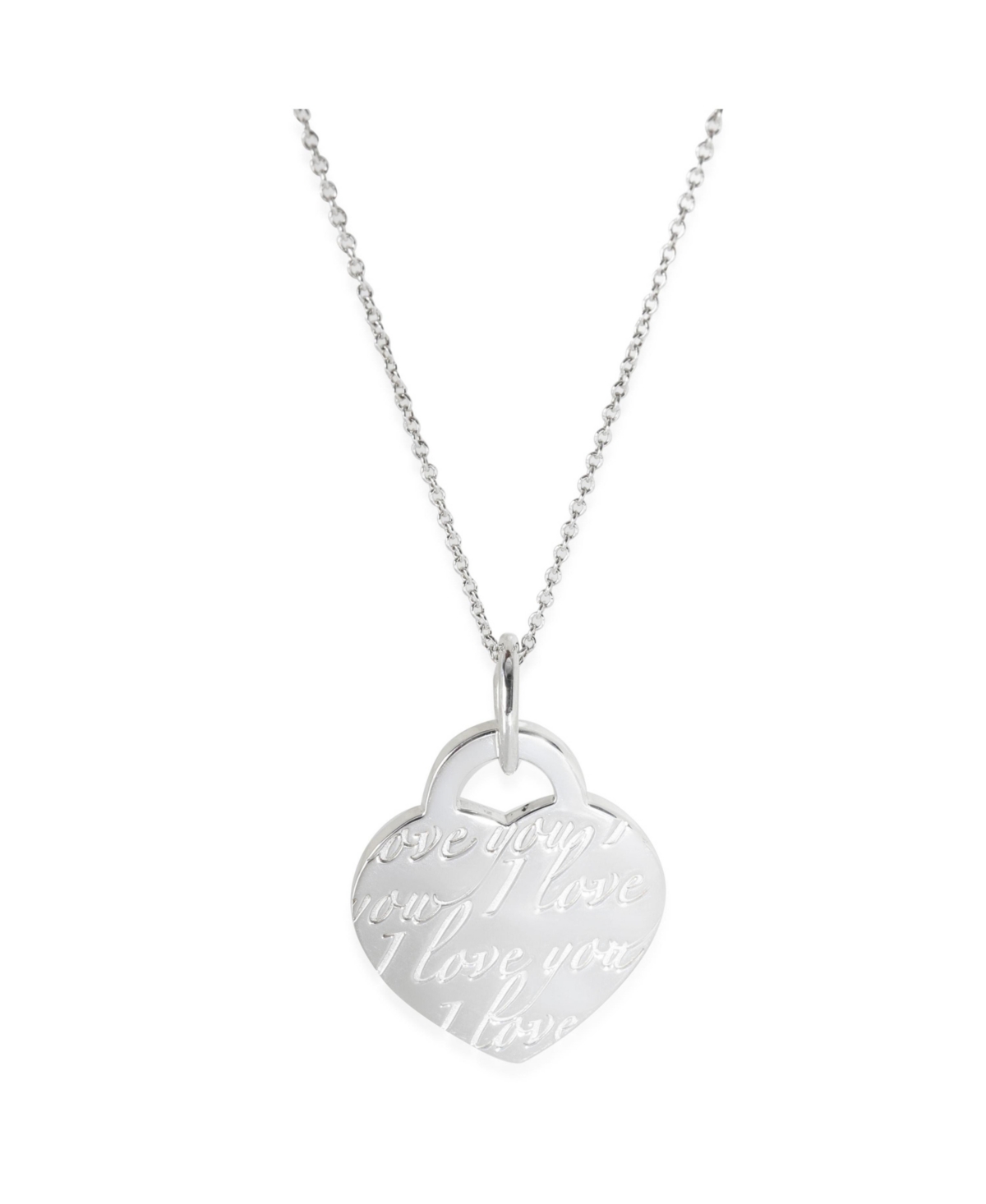 Click here for Pre-Owned Tiffany & Co Sterling Silver Notes Heart... prices