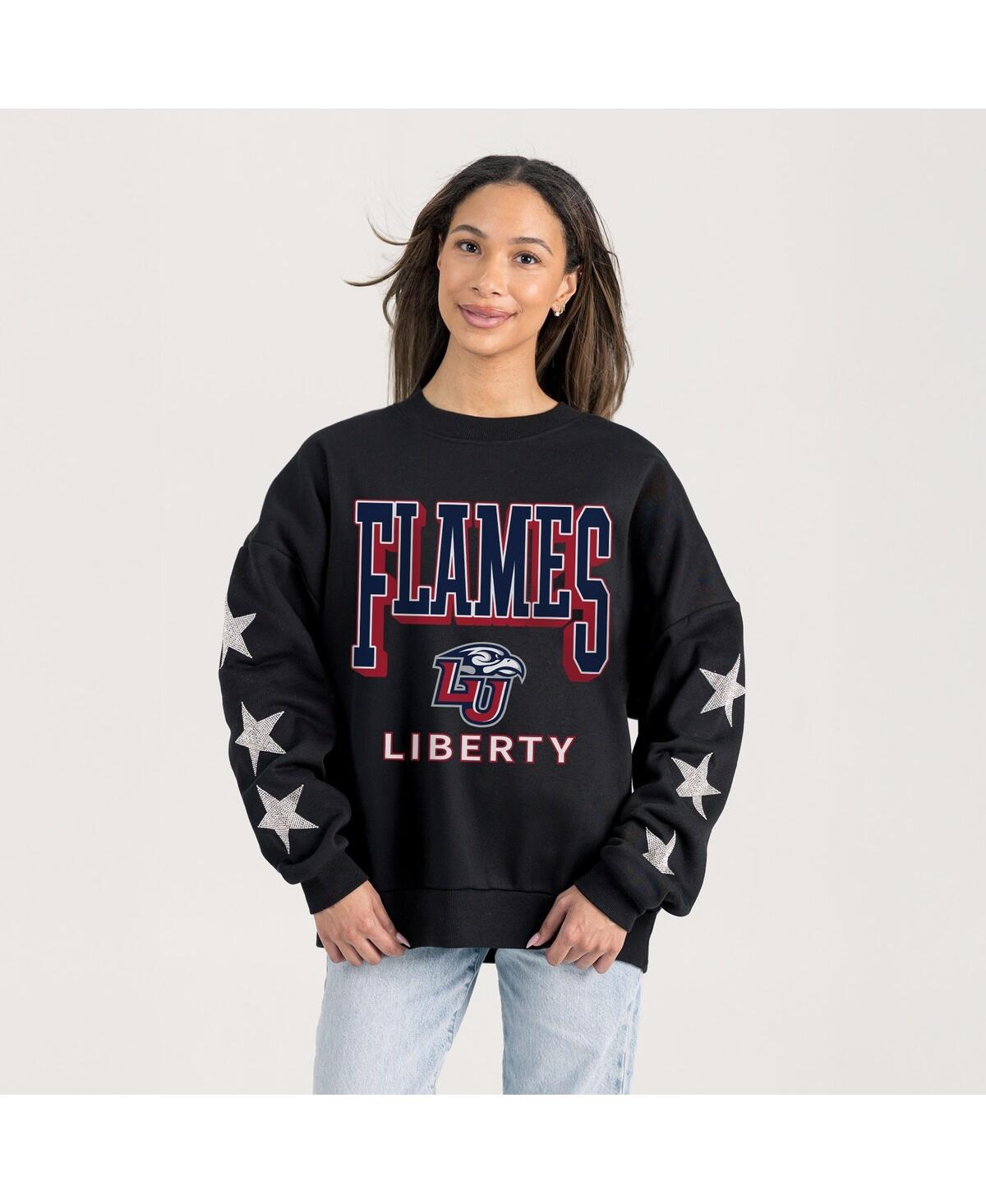 Click here for Gameday Couture Womens Black Liberty Flames Pure V... prices