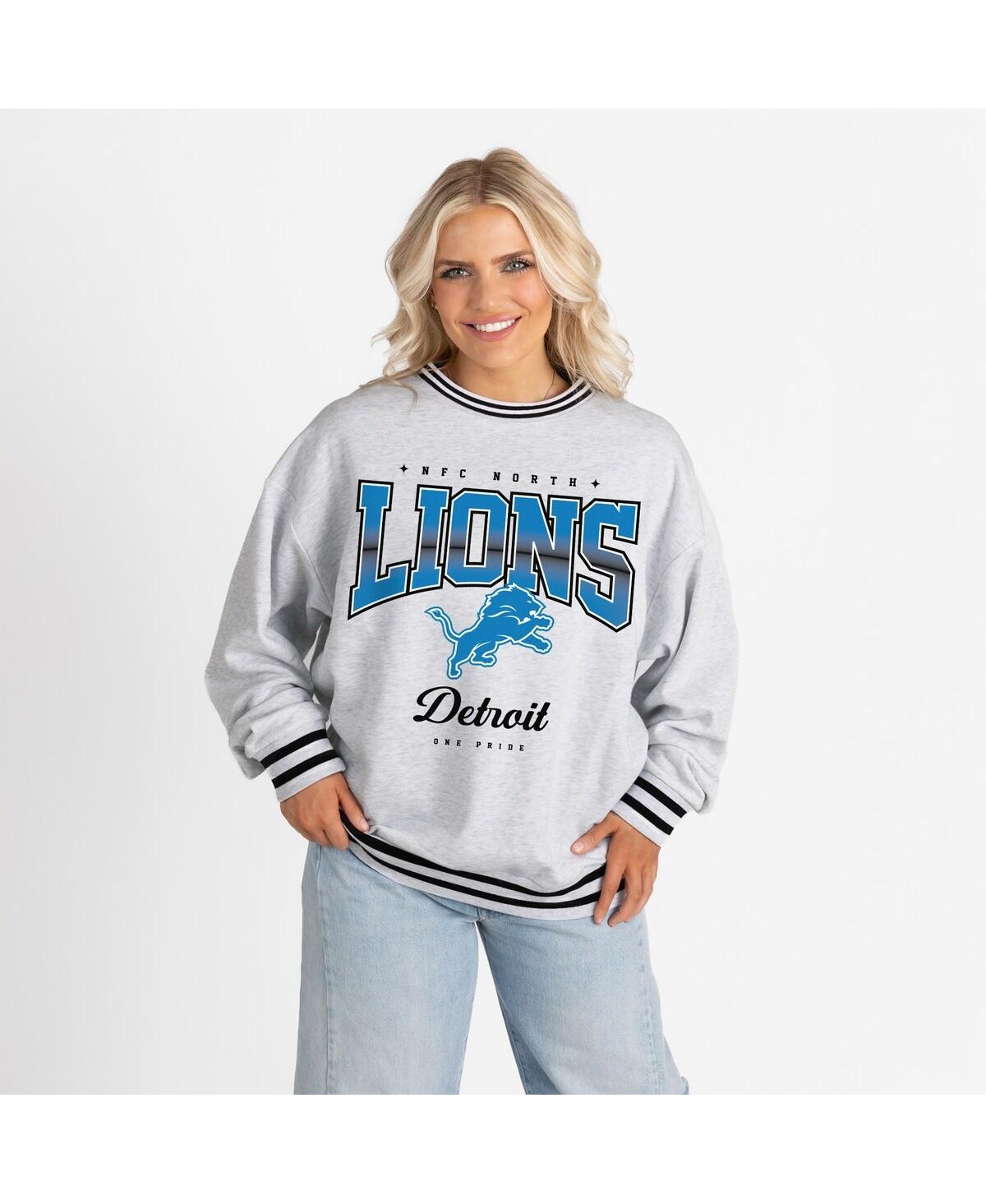 Click here for Gameday Couture Womens Ash/Black Detroit Lions Ove... prices