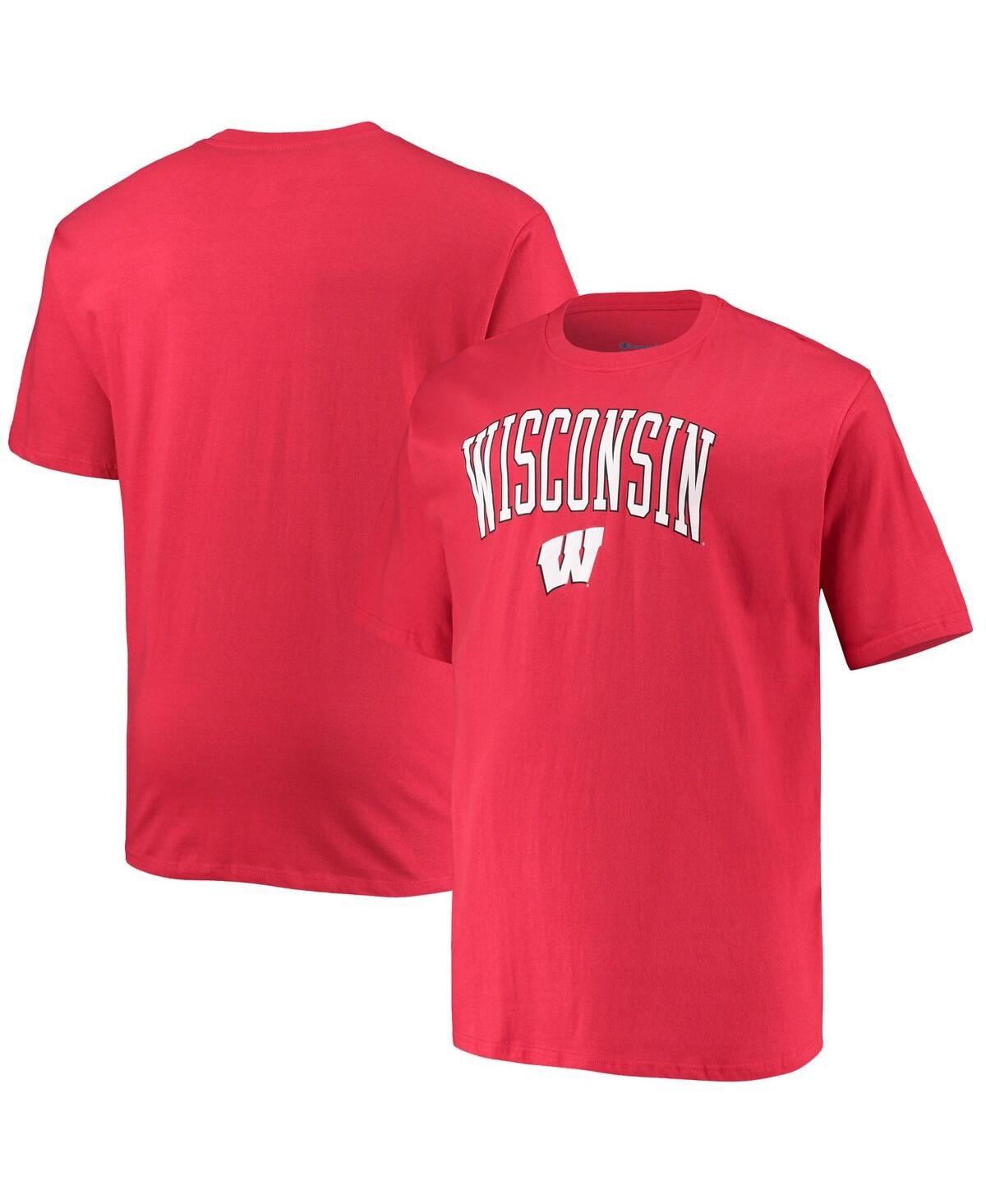 Click here for Champion Mens Red Wisconsin Badgers Big & Tall Arc... prices