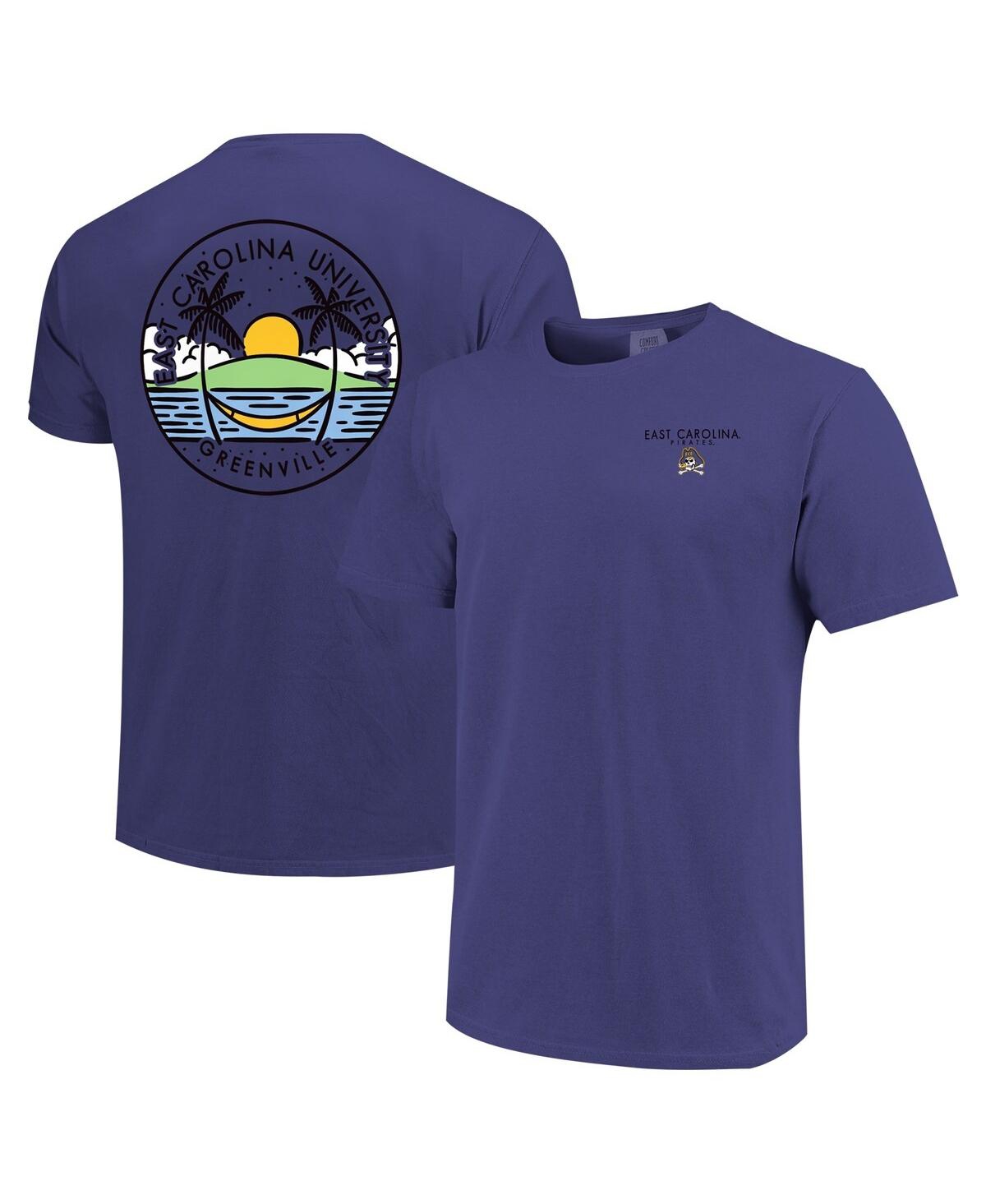 Click here for Image One Mens and Womens Purple Ecu Pirates Sceni... prices
