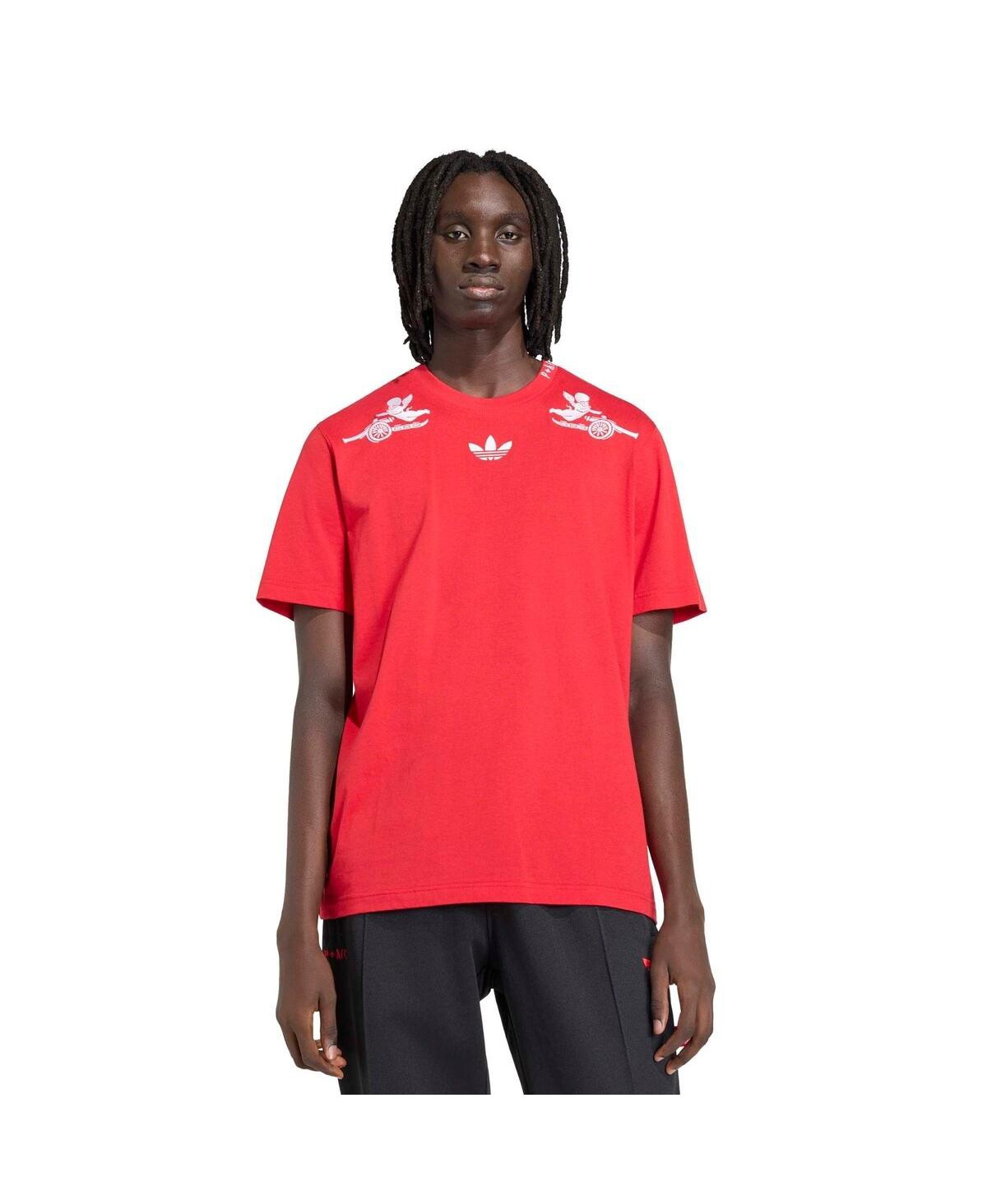 Click here for Adidas Mens Red Arsenal x Places Faces T-Shirt - R... prices