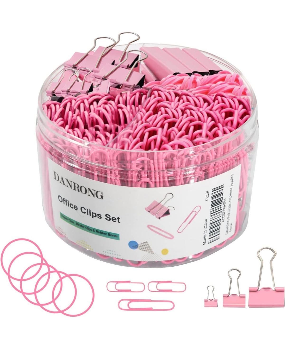 Click here for Danrong Binder Clips Paper Clips 380 Pcs Assorted... prices