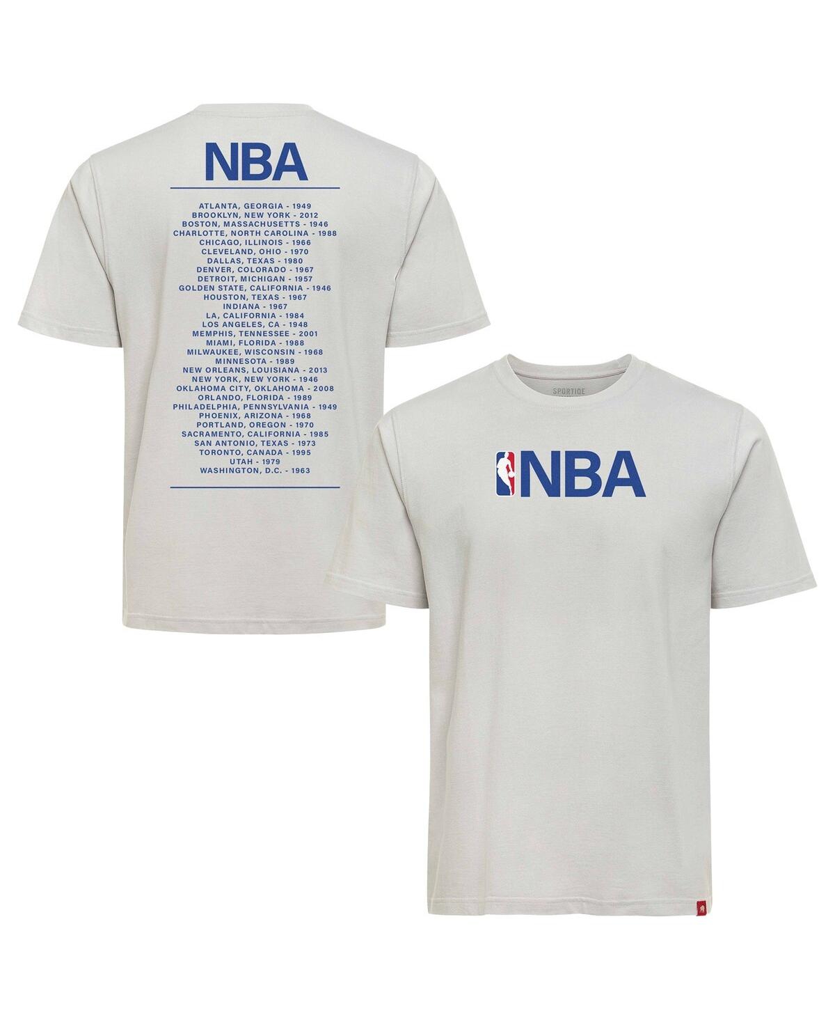 Click here for Sportiqe Mens and Womens Gray Logo Gear Duke T-Shi... prices