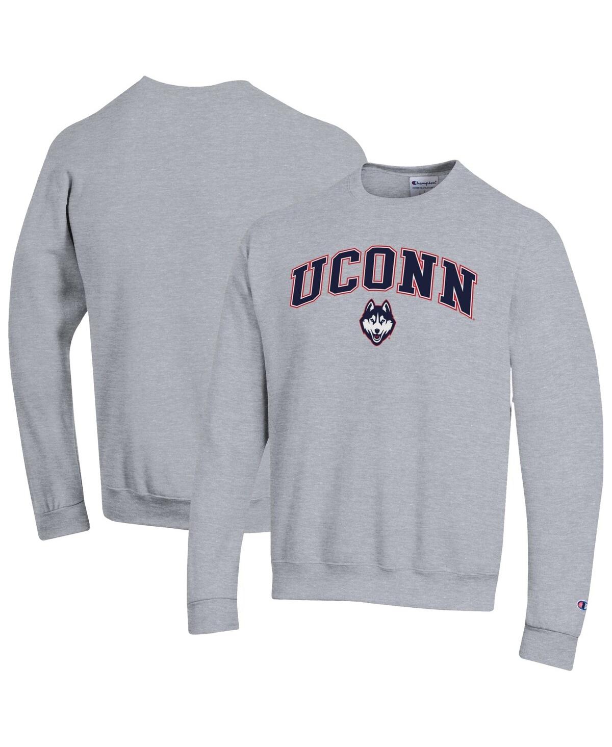 Click here for Champion Mens Heather Gray UConn Huskies Arch Over... prices