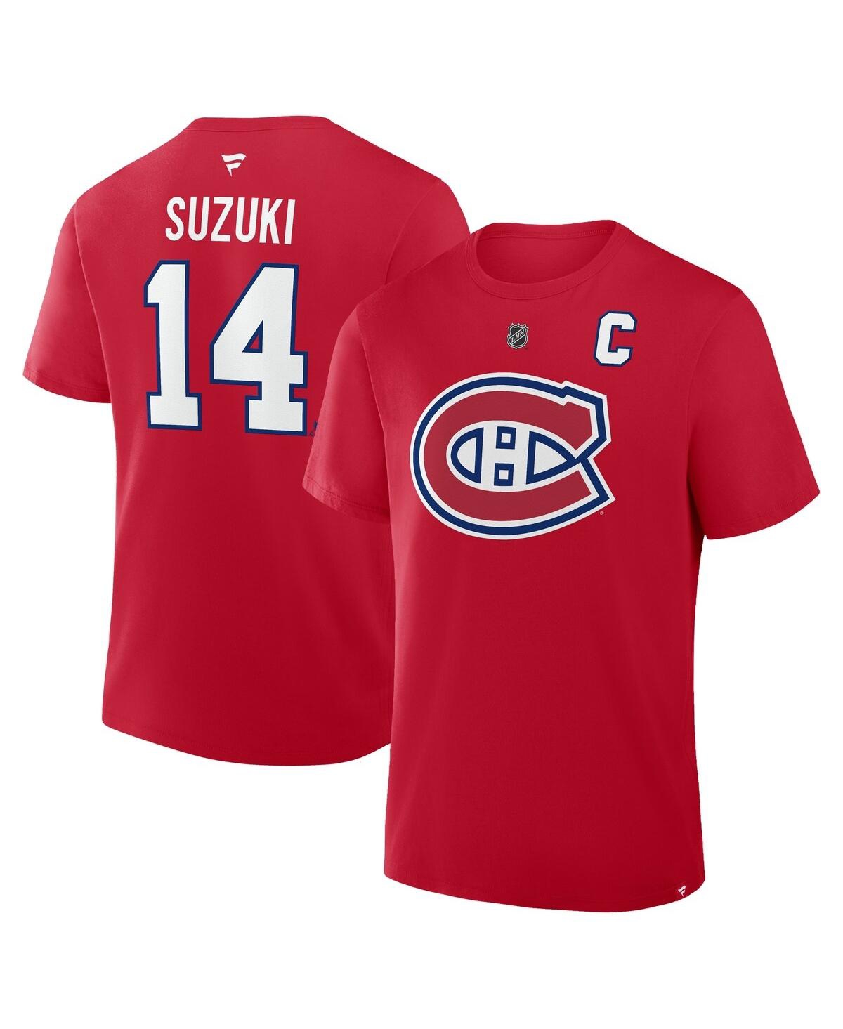 Click here for Fanatics Mens Nick Suzuki Red Montreal Canadiens A... prices