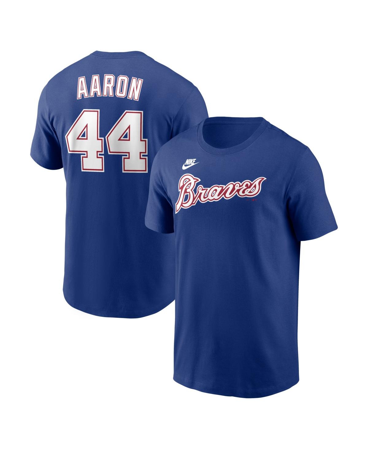 Click here for Nike Mens Hank Aaron Royal Atlanta Braves Cooperst... prices