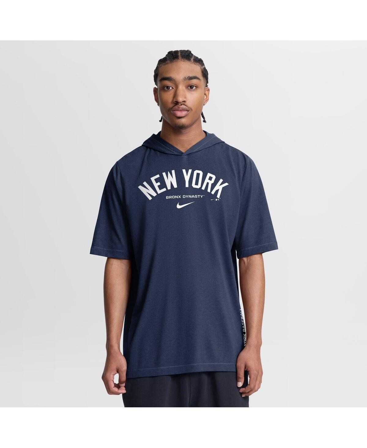 Click here for Nike Mens Navy New York Yankees Arched Wordmark Tr... prices