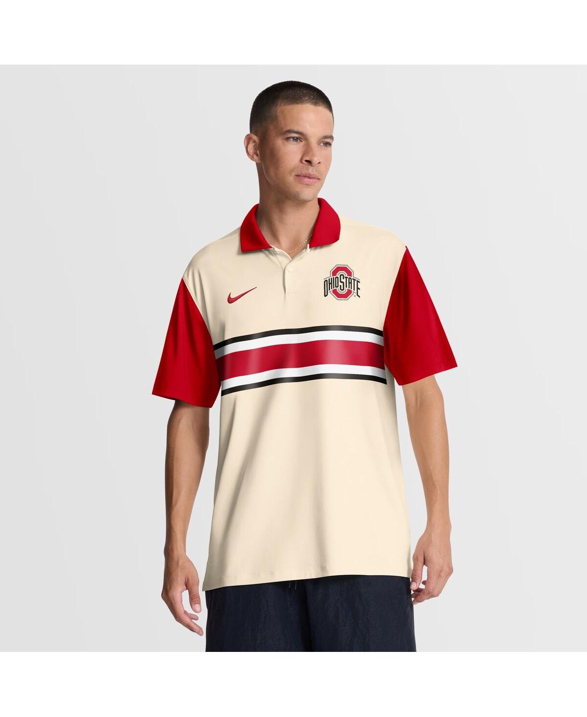 Click here for Nike Mens Natural/Scarlet Ohio State Buckeyes Vapo... prices