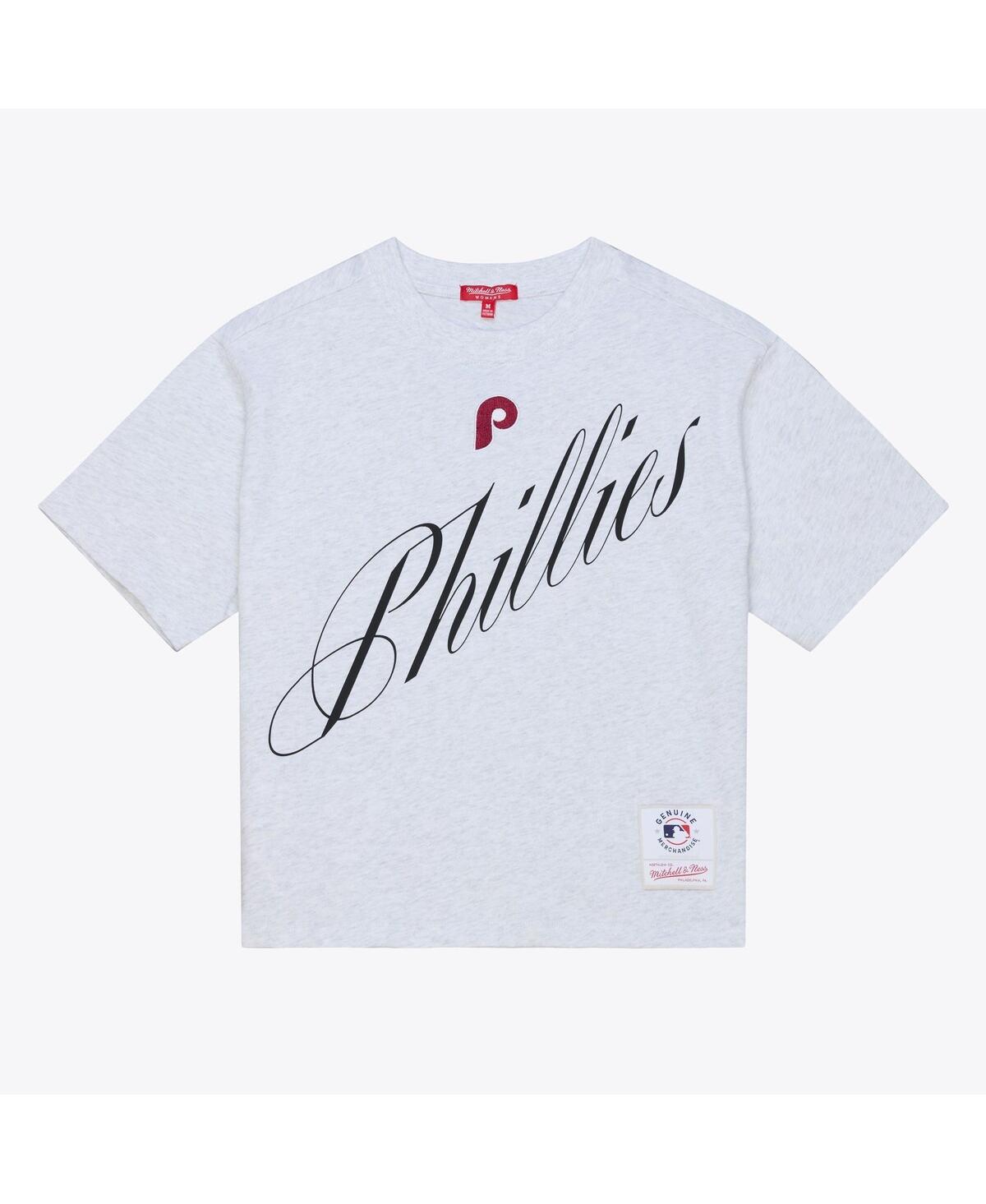 Click here for Mitchell & Ness Womens Heather Gray Philadelphia P... prices