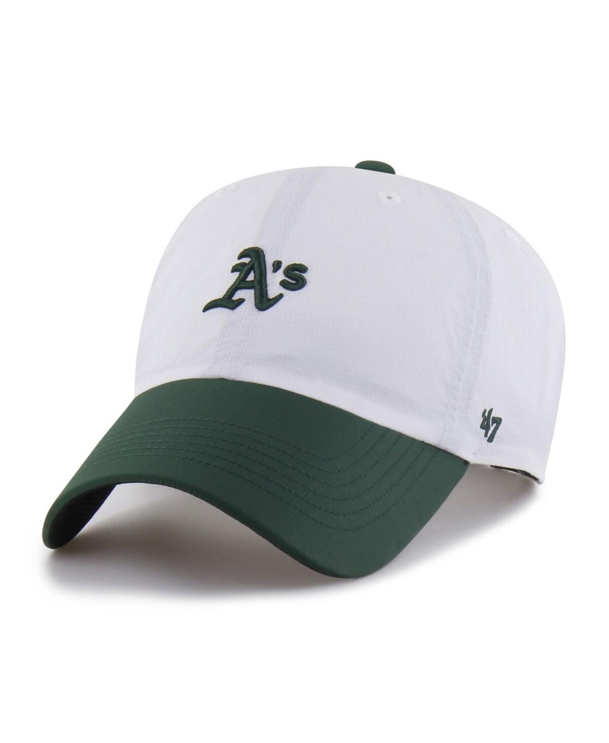 Click here for 47 Brand Mens White/Green Athletics Vista Mini Cle... prices